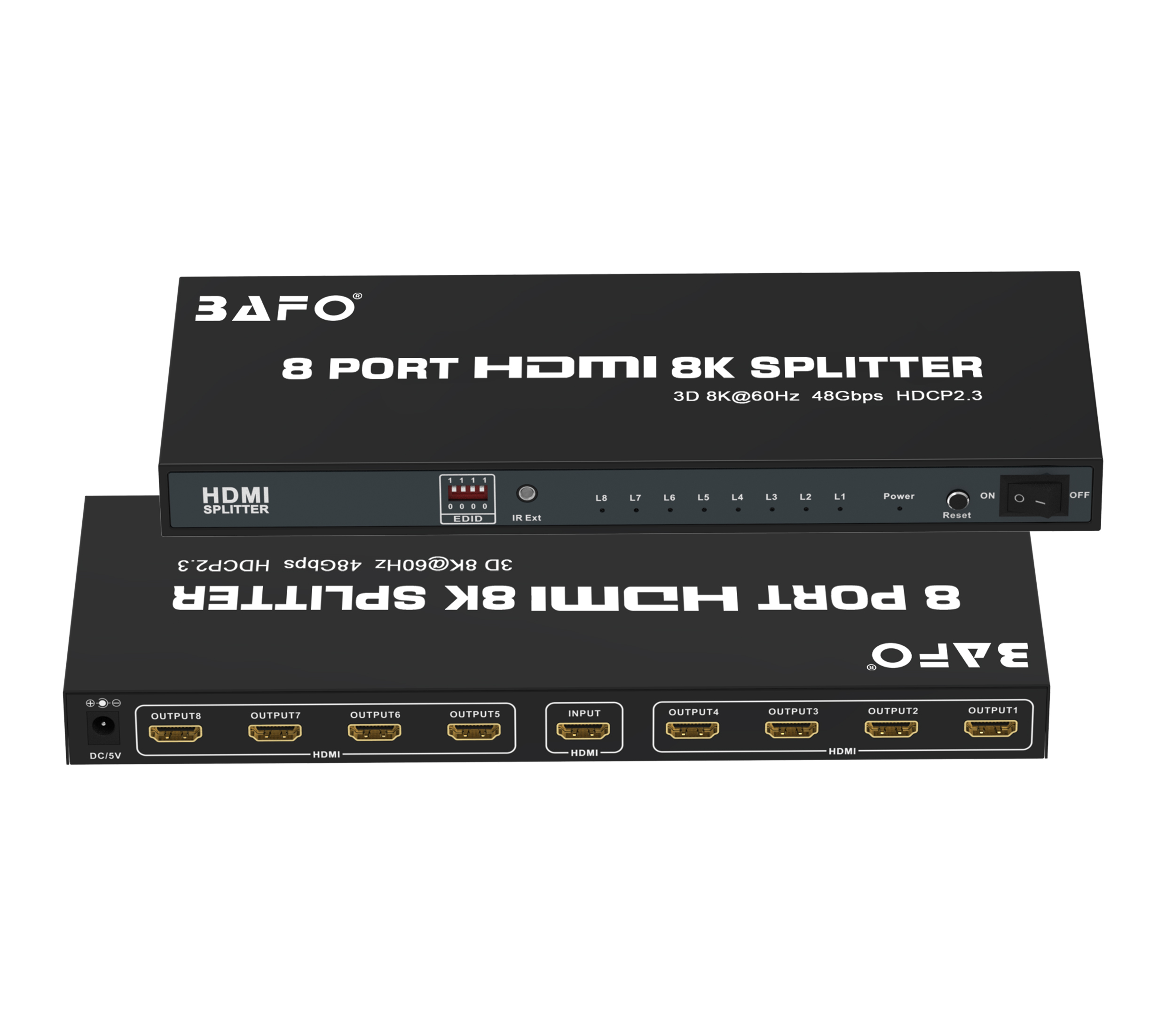 8 Port HDMI 8K Splitter (8K@60Hz） - BAFO网站