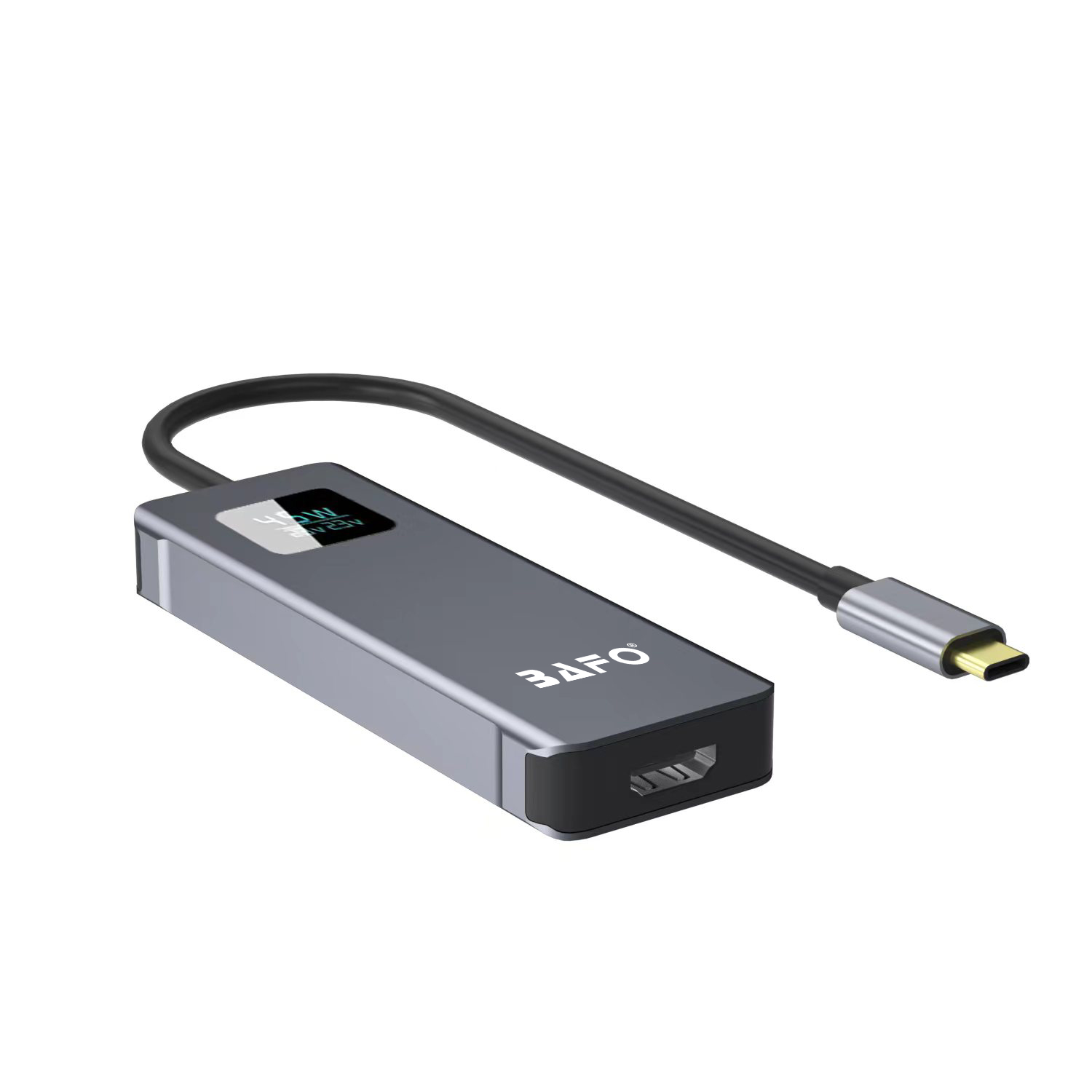 USB-C to 2*USB3.0+HDMI+2*USB-C3.0+PD (Display Screen) Docking Station（6 ...